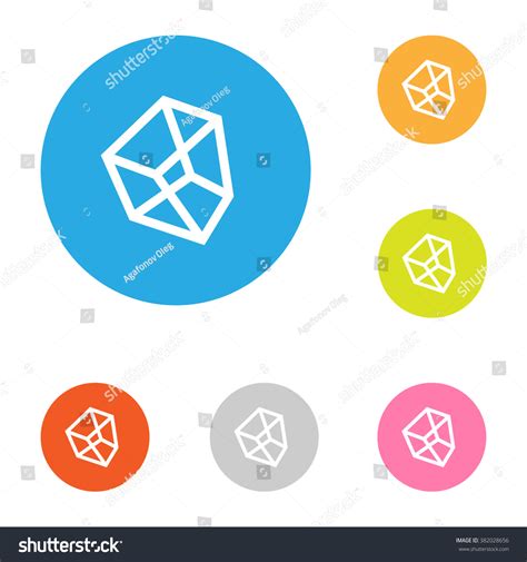 Icon 3d Modeling Symbol 3d Modeling Stock Vector Royalty Free 382028656 Shutterstock