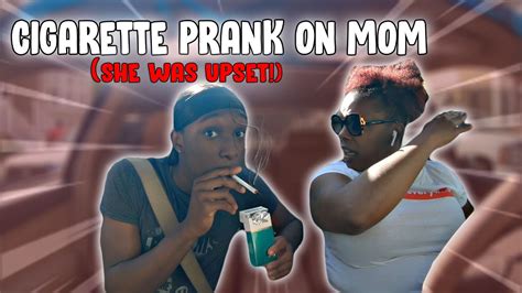 Smoking A Cigarette In Front Of Mom Prank Youtube