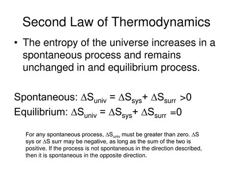 Ppt Chapter Entropy Free Energy And Equilibrium Powerpoint