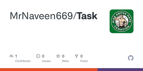 GitHub MrNaveen Task