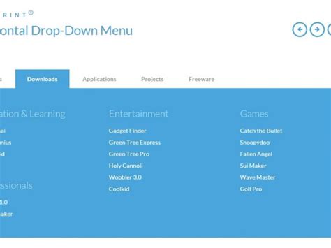 Html Vertical Menu Templates Html5 Menu Navigation Best Samples