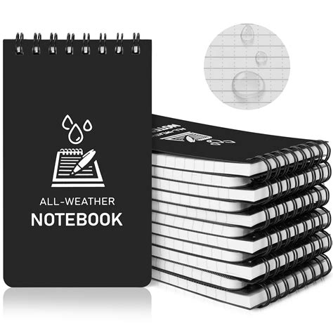 Dynta Pocket Notebook Mini Notepads 3x5 Waterproof