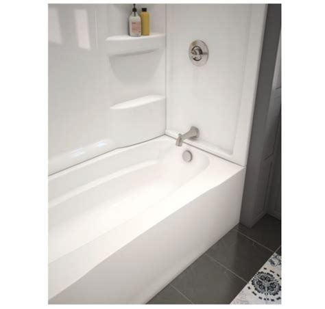 Delta Hycroft 60″ H × 32″ W × 60″ L White Acrylic 3 Piece Bathtub