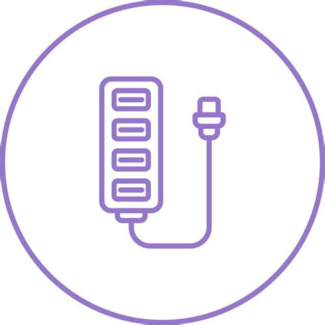 Usb Hub Vector Icon 27337263 Vector Art At Vecteezy