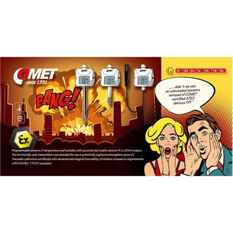 T3110ex Intrinsically Safe Humidity And Temperature Transmitter With 4 20ma Output Maranata