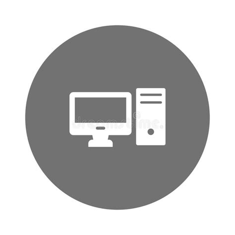 computer vector icon which can easily modify or edit stock vector