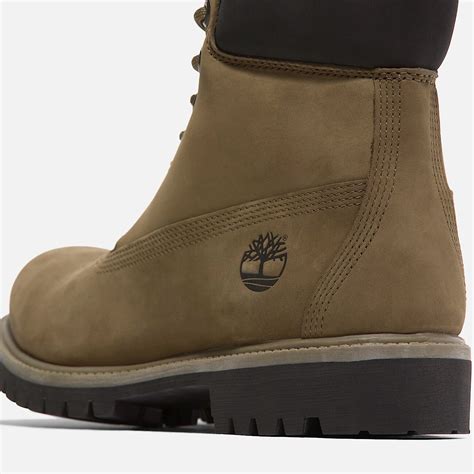 Mens Timberland 6” Inch Classic Premium Boots Olive Nubuck Green New