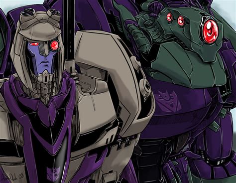 Blitzwing And Lugnut Transformers And 1 More Drawn By Rozziebot