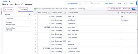 Reports In Salesforce Types Of Reports In Salesforce Apex Hours