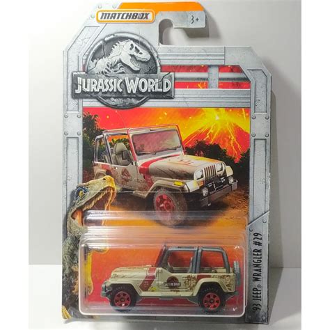 Jual Matchbox 93 Jeep Wrangler Jurassic World Shopee Indonesia