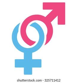 Sexual Symbols Glyph Icon Style Bicolor Stock Illustration Shutterstock