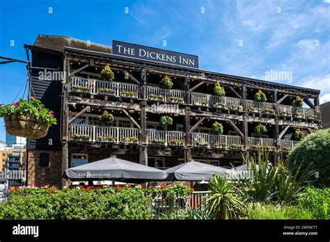 The Dickens Inn Pub St Katharine Docks Marina Tower Hamlets London