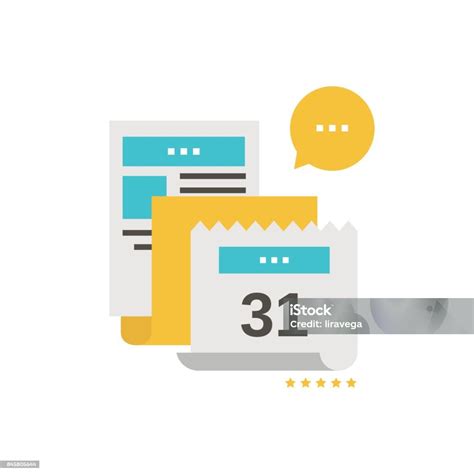 전자 메일 뉴스 구독 승진 평면 벡터 일러스트 레이 션 디자인 뉴스 레터 아이콘 플랫 월간 행사에 대한 스톡 벡터 아트 및 기타