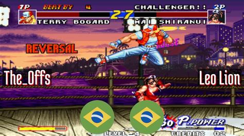 FT5 Rbff1 The Offs BR Vs Leo Lion BR Real Bout Fatal Fury Rbff