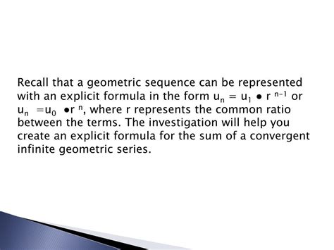 Ppt Infinite Geometric Series Powerpoint Presentation Free Download Id 5649316