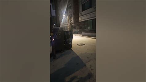 눈내리는 밤 골목길 Youtube