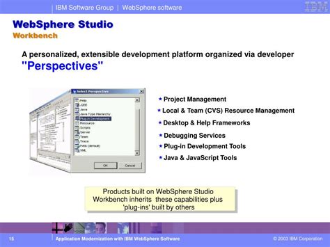 PPT Application Modernization With IBM WebSphere Studio PowerPoint Presentation ID 3906443