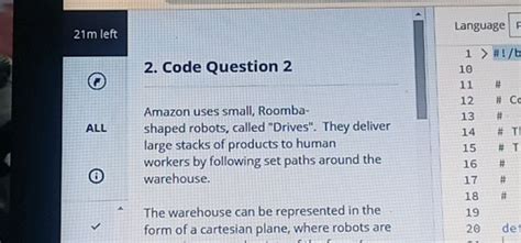 21 M Left 2 Code Question 2 Amazon Uses Small StudyX