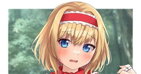 スカートめくり スカートめくりされるアリス らみぃのイラスト Pixiv