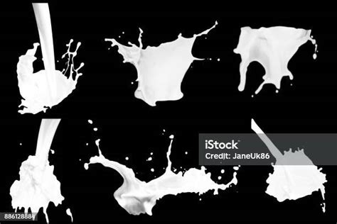 블랙에 고립 된 우유 스플래쉬 벡터 일러스트입니다 3d 그림입니다 현실적인 밀크 크라운 드롭입니다 소 양 염소 콩 쌀 귀리 코코넛 우유 스플래쉬 벡터 일러스트 레이 션 메쉬