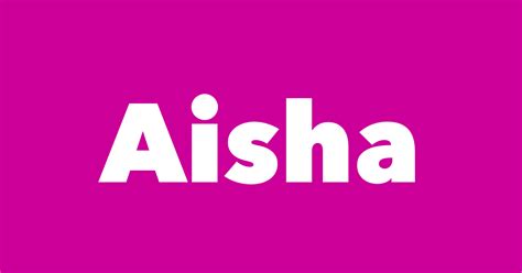 Aisha - Spouse, Children, Birthday & More