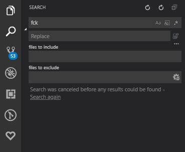 Broken Search Issue Microsoft Vscode GitHub