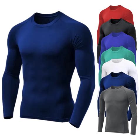 Camisa Térmica Manga Longa Segunda Pele Proteção Solar UV Masculina e Feminina Camiseta