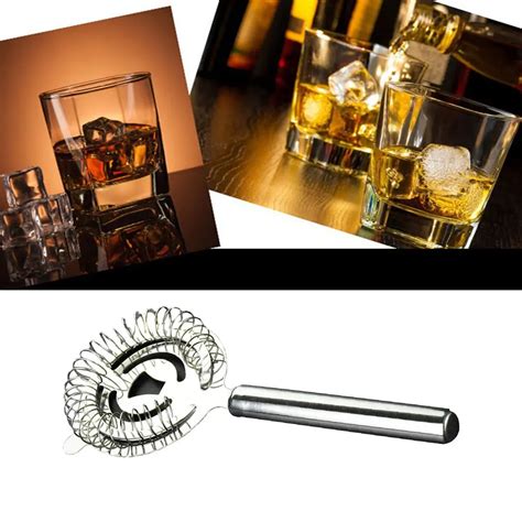 바텐더 칵테일 셰이커 바 와이어 혼합 음료 아이스 스트레이너 스테인레스 스틸 소쿠리 필터 칵테일 바 액세서리 도구기타 바 액세서리 Aliexpress