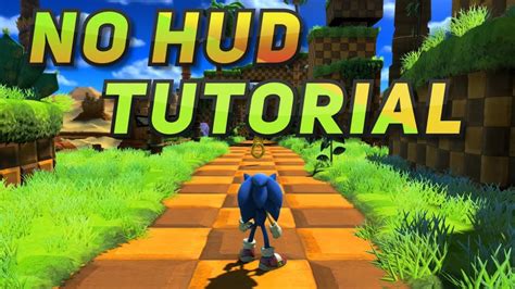 Sonic Forces Tutorial How To Disable Hud Youtube