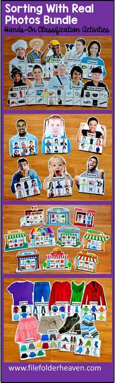 This Sorting With Real Photos Bundle Includes Nine Complete Sorting With Real Photos Sets Sets