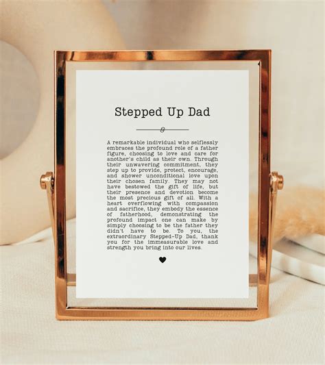 Stepped Up Dad T Step Dad T Ideas Meaningful Dad T Bonus