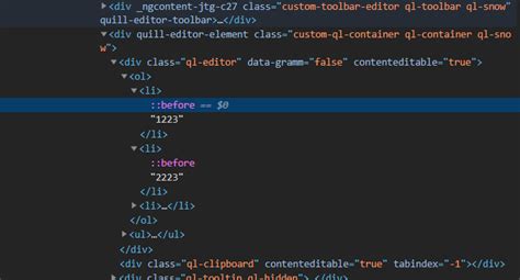 Inline Style Quill Editor Issue 1174 KillerCodeMonkey Ngx Quill