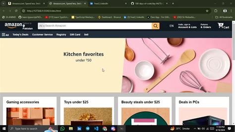 Huzaifa Khan On Linkedin 🚀 Amazon Clone🚀 Hello Linked Community 👋 I