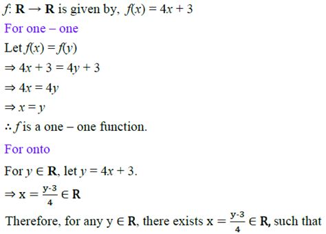 Consider F R → R Given By Fx 4x 3 Show That F Is Invertible