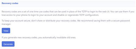 totp generate recovery codes mfa · issue 965 · drakkan sftpgo · github