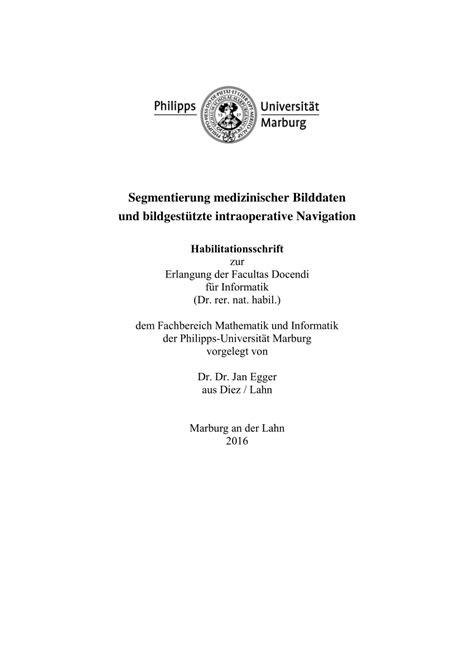 Pdf Segmentation Of Medical Data And Image Guided Intraoperative Navigation