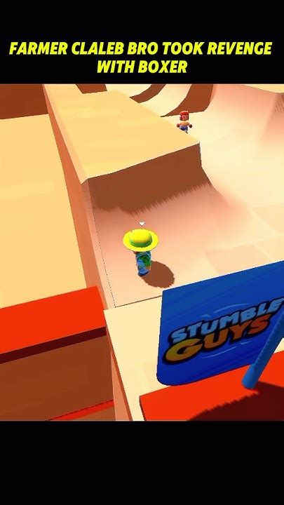 Farmer Claleb Bro Took Revenge With Boxer Stumbleguys Youtube