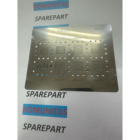 Jual Plat Bga Ic Mtk Cpu Stainlest Shopee Indonesia