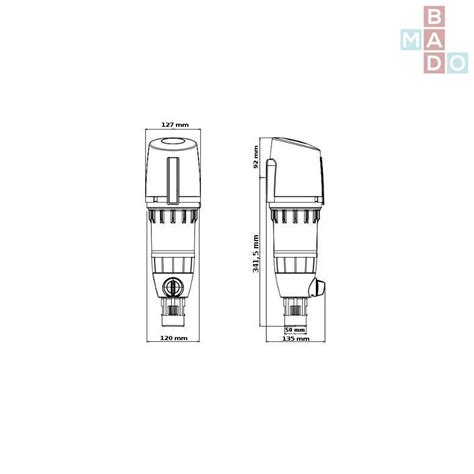 SYR Drufi DFR Rückspülfilter 2315 00 080 mit Druckminderer und Manome