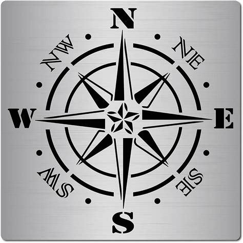 Nautical Compass Stencils