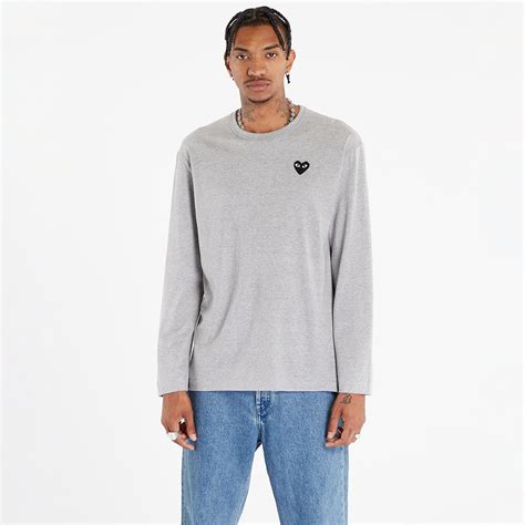 Comme Des Garçons Play Heart Logo Long Sleeve Tee Unisex