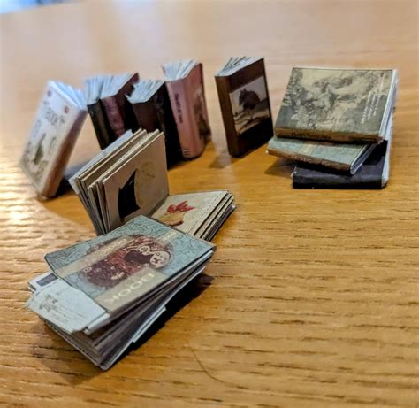 Tiny Books For Tiny Library R Miniatures