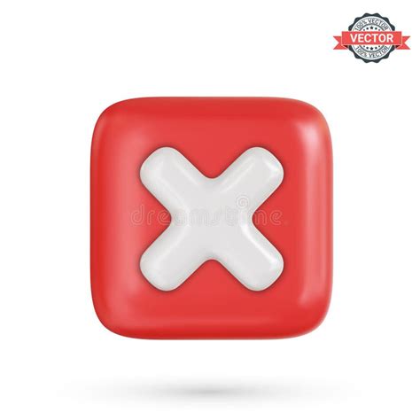 Incorrect Sign On White Background Stock Illustration Illustration Of