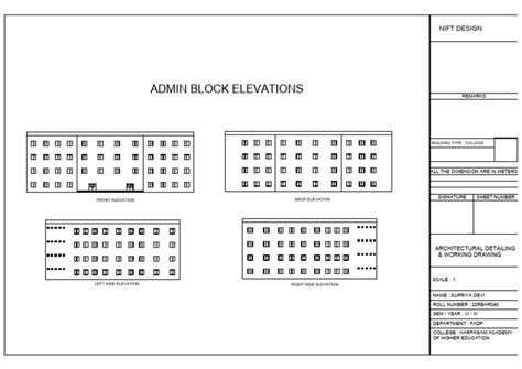 Admin Block Elevation Pdf