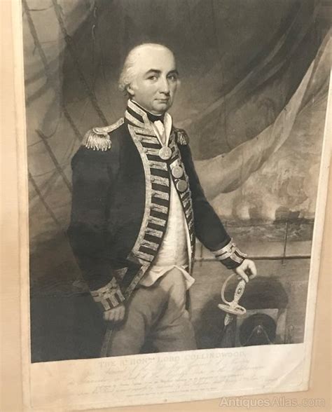 Antiques Atlas Mezzotint Portrait Admiral Lord Collingwood
