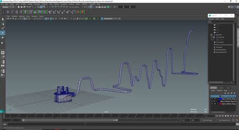 Type G Electric Plug Grounded Rigged For Maya 3d Model 39 Ma Free3d