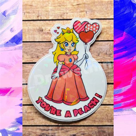 Valentines Princess Peach Valentines Day T Handmade Etsy Australia