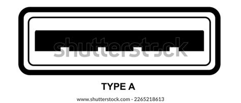 Usb Type Port Pin High Resolution Stock Vector Royalty Free Shutterstock