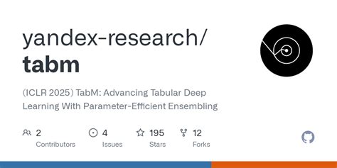 Github Yandex Researchtabm Tabm Advancing Tabular Deep Learning With Parameter Efficient