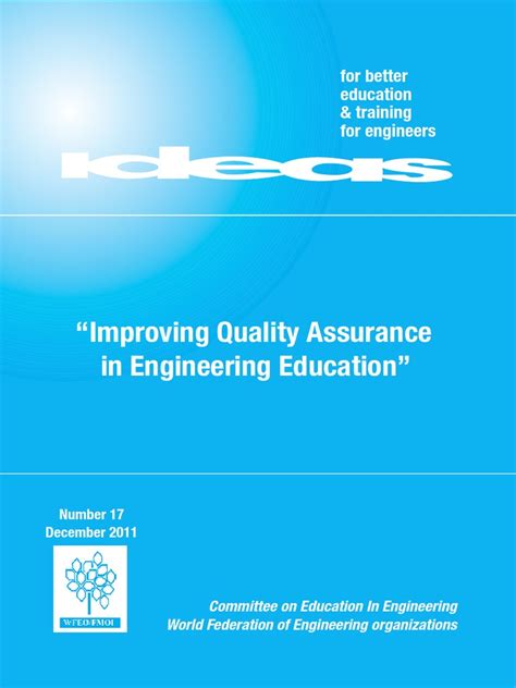 Improving Quality Assurance Engineering Education Pdf Educational